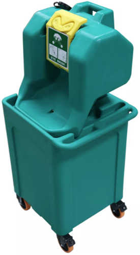 ST-Safe waste cart for portable eyewash station