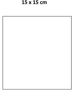 Keraion ceramic tile, 144 x 144 x 8mm, white