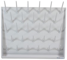 Labstream PP afdruiprek 600/450mm, RAL 7035 Steendam